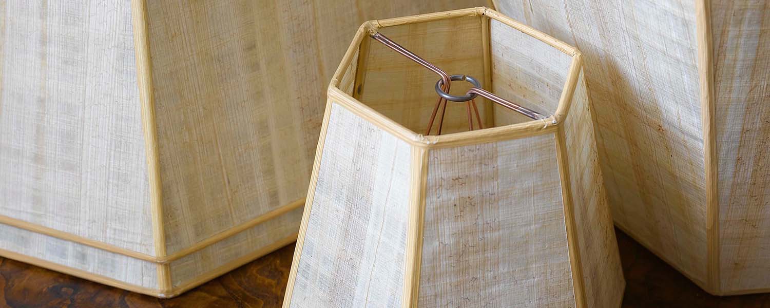 Papyrus Shades | Lampshades | Reproduction | Robert Kime Ltd.