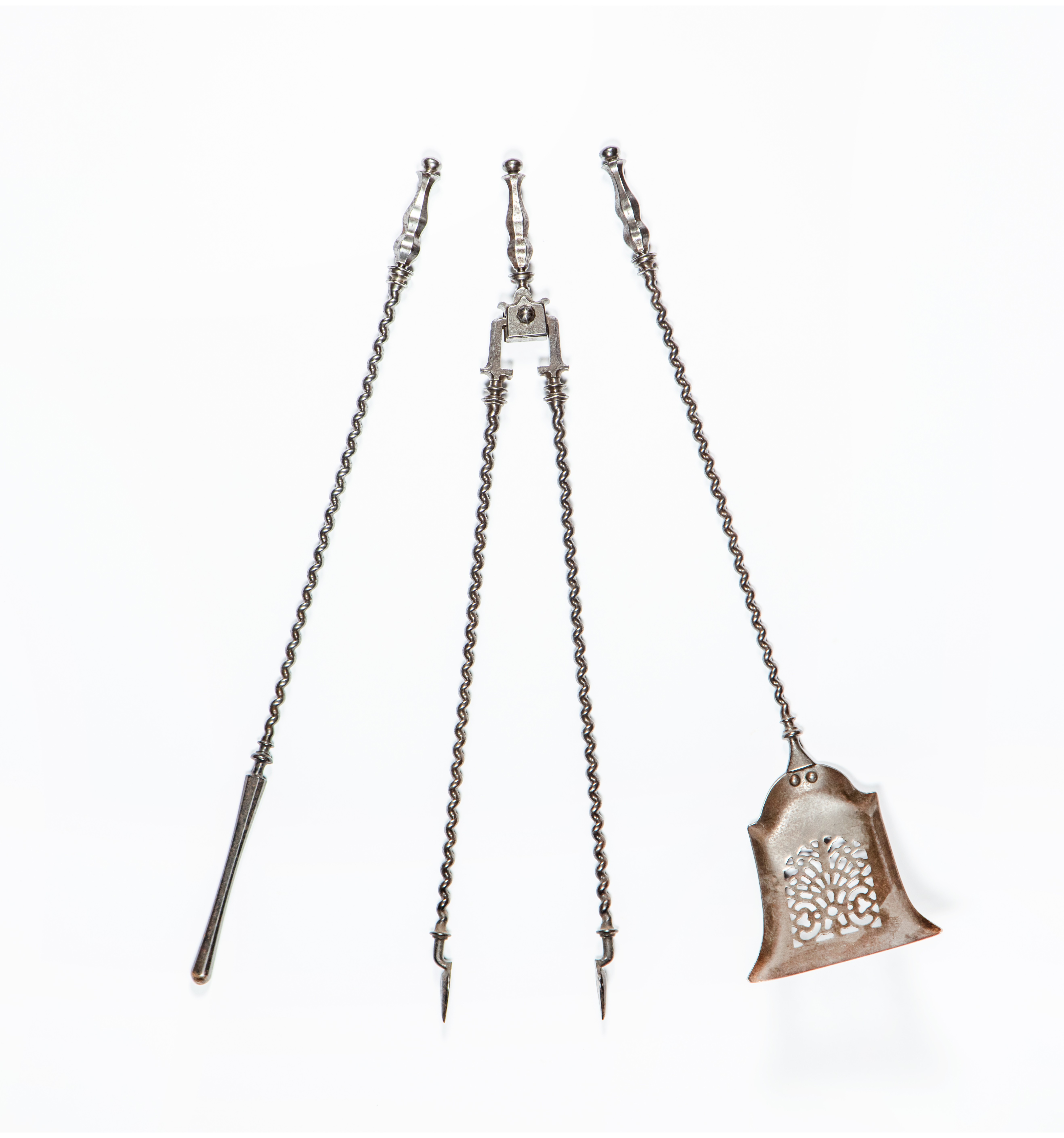 A Set Of Three Steel Fire Irons, Circa 1840 | Firepieces | Antiques ...