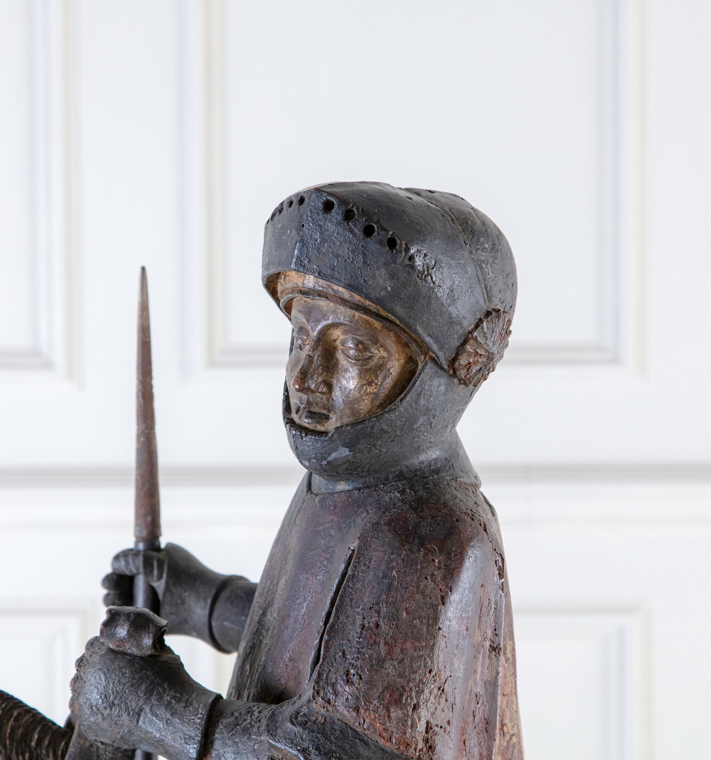 A Medieval polychrome carving of a mounted Knight, Circa 1500 | Robert ...