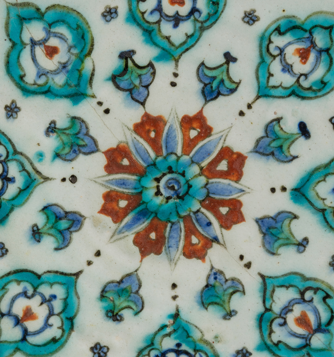A rimless Iznik pottery dish, Ottoman Turkey, circa 1590 | Robert Kime ...