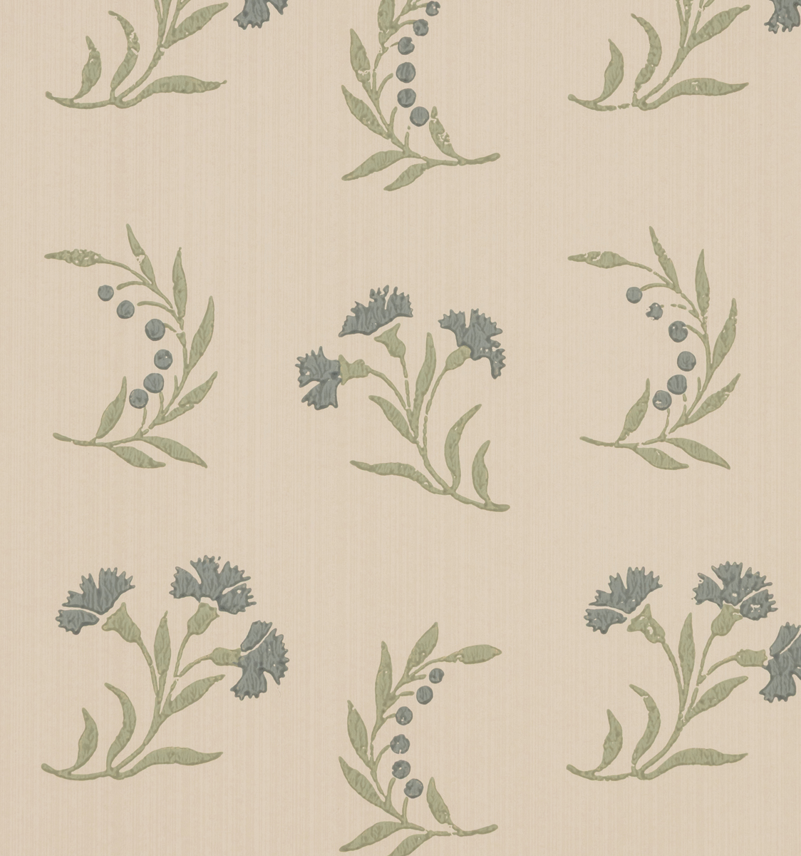 Gilly Flower Blue | Robert Kime Ltd | Antiques | Fabrics | Wallpapers ...