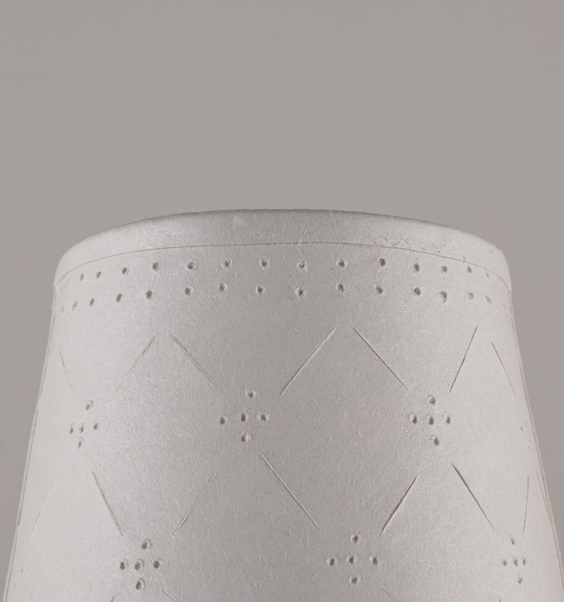 4” Card Half-shade Pierced - Candle Clip